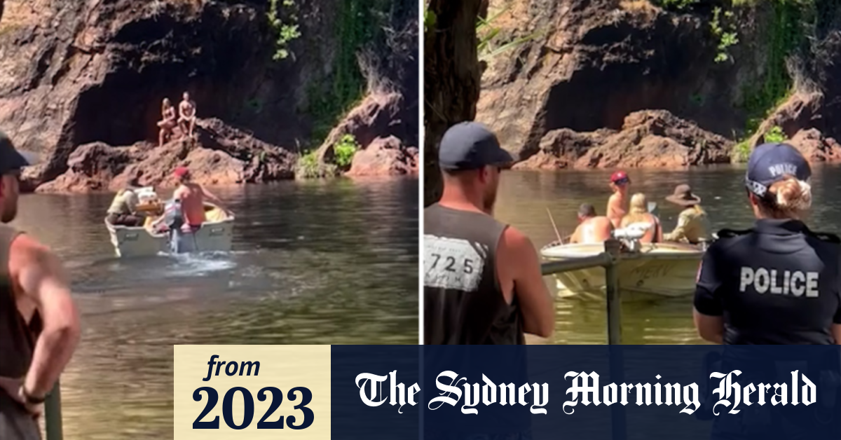 Video: Couple rescued after NT croc attack